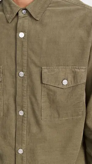 FRAME Double Pocket Micro Cord Shirt