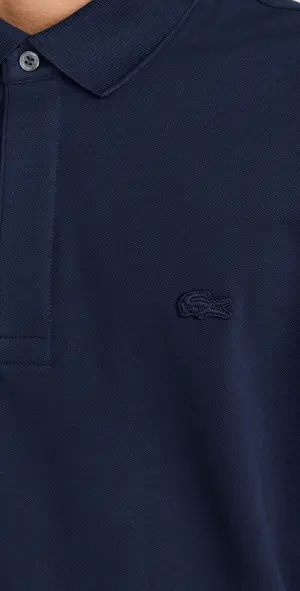 Lacoste Long Sleeve Stretch Cotton Paris Polo