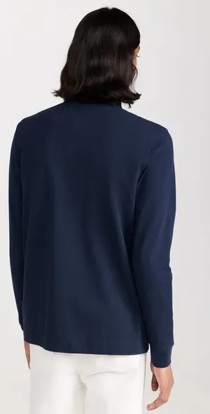 Lacoste Long Sleeve Stretch Cotton Paris Polo