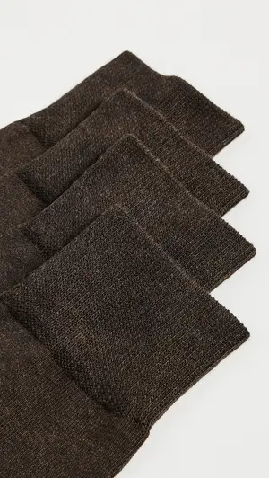 Falke Happy 2-pack Crew Socks - Dark Brown