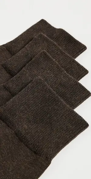Falke Happy 2-pack Crew Socks - Dark Brown