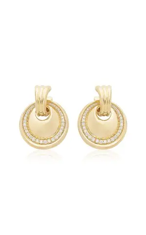Jamie Wolf 18k Yellow Diamond Dangle Earrings - Gold