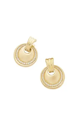 Jamie Wolf 18k Yellow Diamond Dangle Earrings - Gold