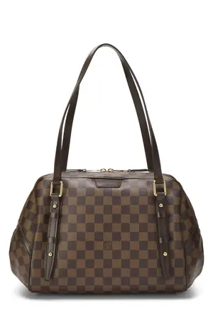 LOUIS VUITTON Damier Ebene Rivington - Brown