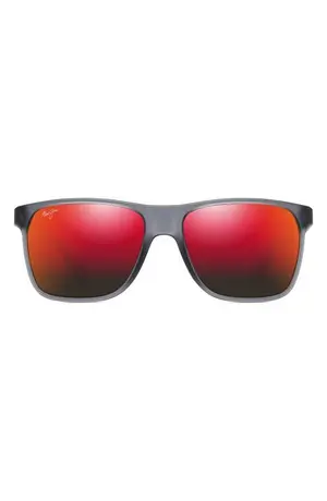 Maui Jim Pailolo 58mm Rectangular Sunglasses
