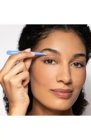 TWEEZERMAN Lapis Slant Tweezer - Blue
