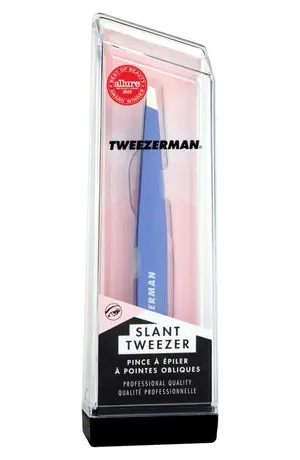 TWEEZERMAN Lapis Slant Tweezer - Blue
