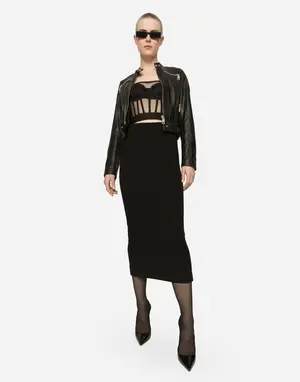 Dolce & Gabbana Nappa Leather Biker Jacket