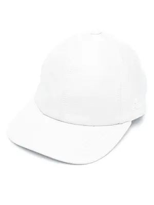 COURREGES Logo-embroidered Cap - White