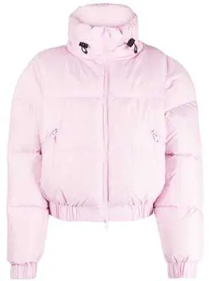 MSGM Funnel Neck Quilted Padded Jacket