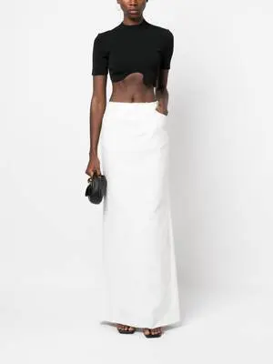 Christopher Esber Maparadita Asymmetric Ribbed Top