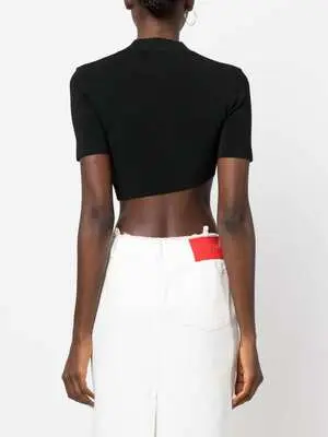 Christopher Esber Maparadita Asymmetric Ribbed Top