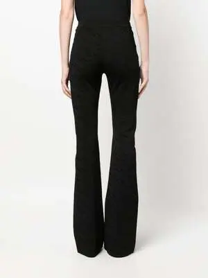 Versace Greca Knit Flared Trousers