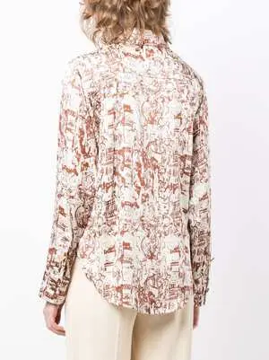 REJINA PYO Kora Printed Blouse
