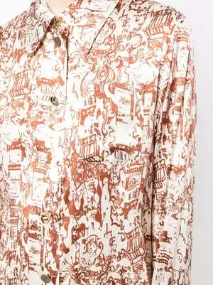 REJINA PYO Kora Printed Blouse