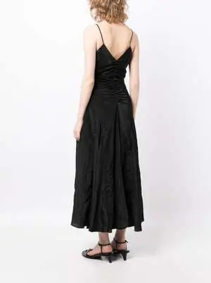 REJINA PYO Gathered Detail Sleeveless Midi Dress