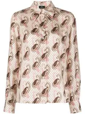 Etro Paisley-print Silk Shirt