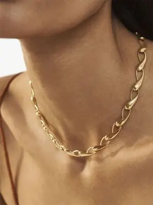Monica Vinader Nura Choker Necklace - Gold