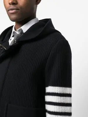 Thom Browne Virgin-wool Hooded Duffle Jacket
