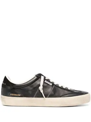 GOLDEN GOOSE Soul Star Trainers In Bio-based Nappa - Black
