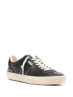 GOLDEN GOOSE Soul Star Trainers In Bio-based Nappa - Black
