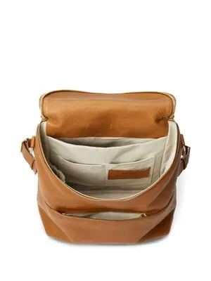 Shinola The Convertible Grained-leather Backpack