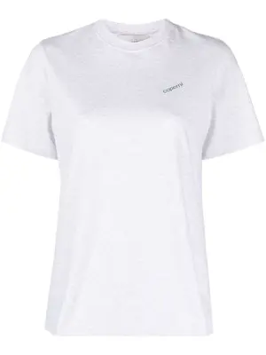 Coperni Logo-print Cotton T-shirt - Grey