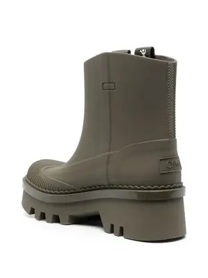 Chloé Raina Ankle Boots - Green