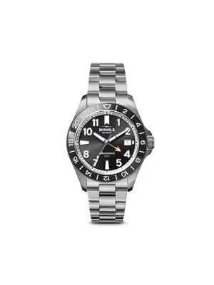 Shinola The Monster Gmt 40mm Bracelet Watch - Black