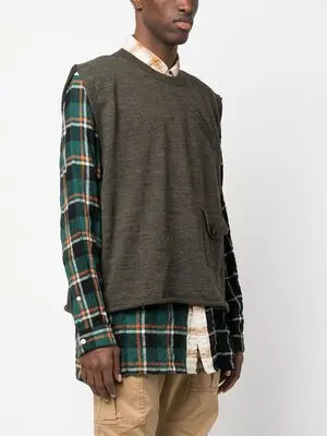 Dsquared2 Flap Pocket Crew Neck Vest