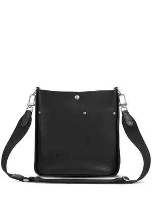 Shinola The Pocket Grained-leather Crossbody Bag - Black