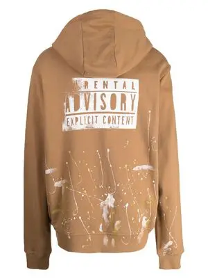 MOSTLY HEARD RARELY SEEN Graphic-print Cotton Hoodie - Brown