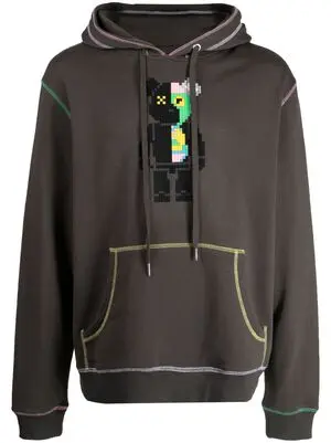 MOSTLY HEARD RARELY SEEN 8-BIT Bear-print Cotton Hoodie