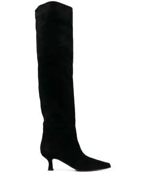 3JUIN Knee-length Leather Boots