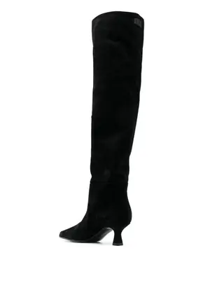 3JUIN Knee-length Leather Boots