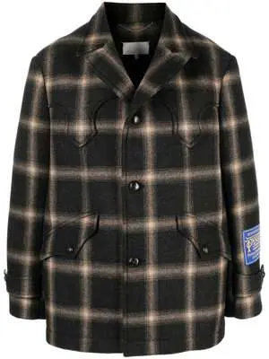 MAISON MARGIELA X Pendleton Checked Wool Coat