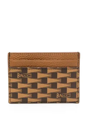 Bally Pennant Leather Cardholder