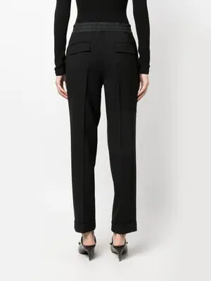 P.a.r.o.s.h Straight-leg Trousers - Black