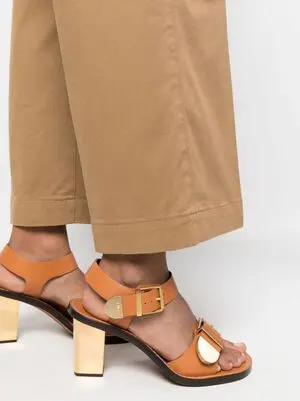 Polo Ralph Lauren High-waisted Cropped Trousers