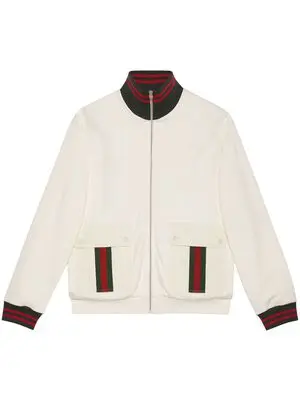 Gucci Web Stripe-detail Bomber Jacket