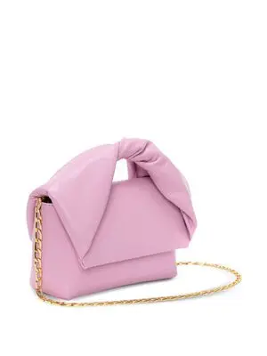 JW Anderson Twisted Leather Shoulder Bag - Pink