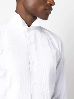 TOM FORD Pleated-bib Cotton Shirt