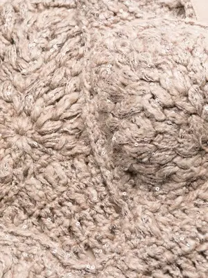 Brunello Cucinelli Crochet-knit U-neck Swimsuit