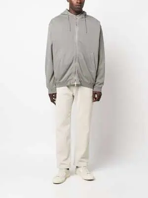 Barena Venezia Cotton Zip-up Hoodie - Grey