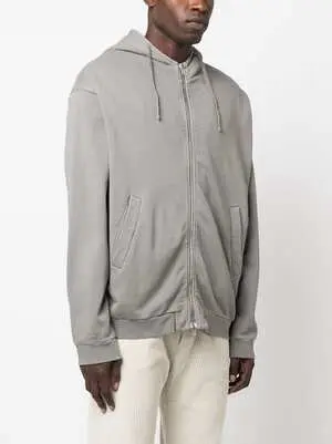 Barena Venezia Cotton Zip-up Hoodie - Grey