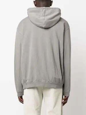 Barena Venezia Cotton Zip-up Hoodie - Grey