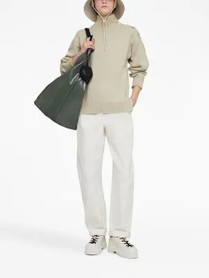 JIL SANDER High-waisted Wide-leg Jeans