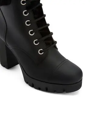 GIUSEPPE ZANOTTI 90mm Moyra Leather Boots - Black