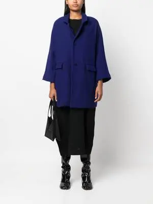 DANIELA GREGIS Bell-sleeves Wool Coat