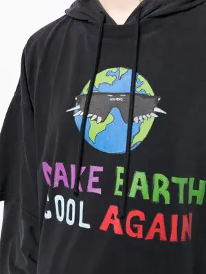 Vetements Cool Earth Cotton Hoodie